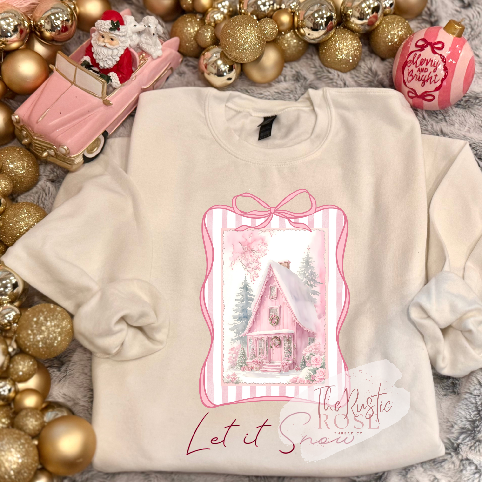 Let it Snow Sweatshirt – The Rustic Rose Thread Co